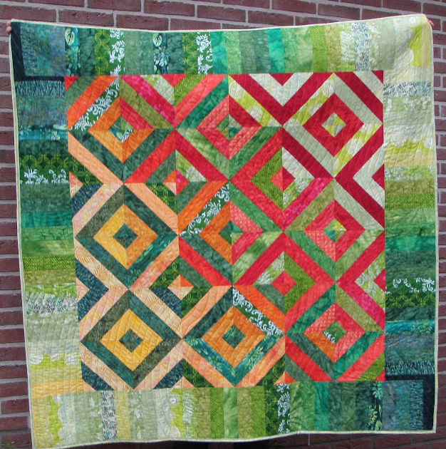 Moderne quilt van Inge - Quiltersgilde